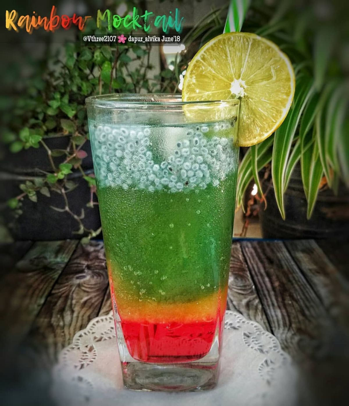 Resep Rainbow Mocktail Segar untuk Berbuka Puasa